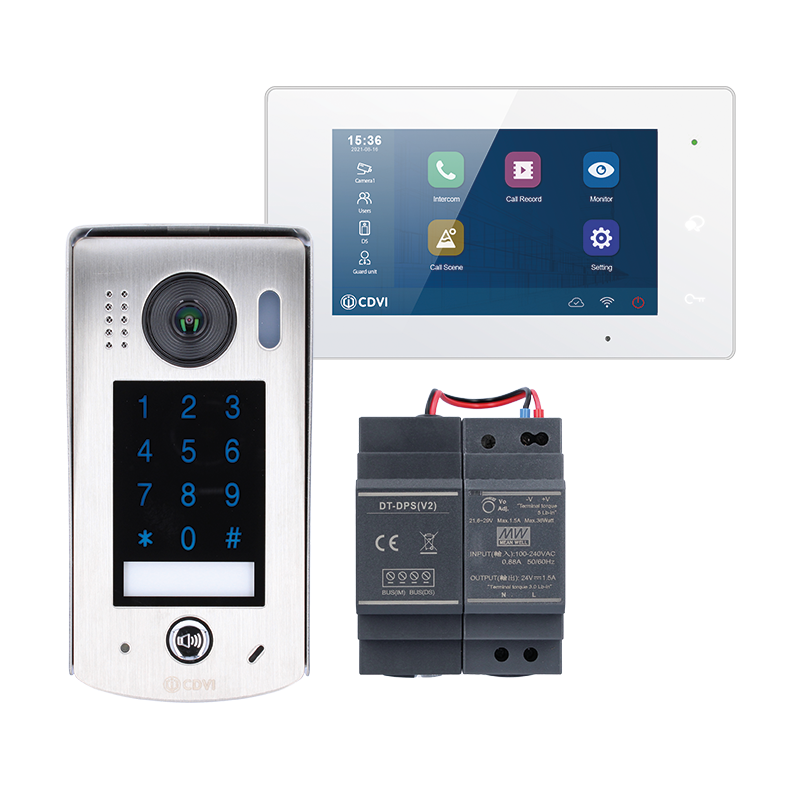 CDV-4796KPA-DXW | 2EASY 2-Wire 1-way video entry kit | CDVI